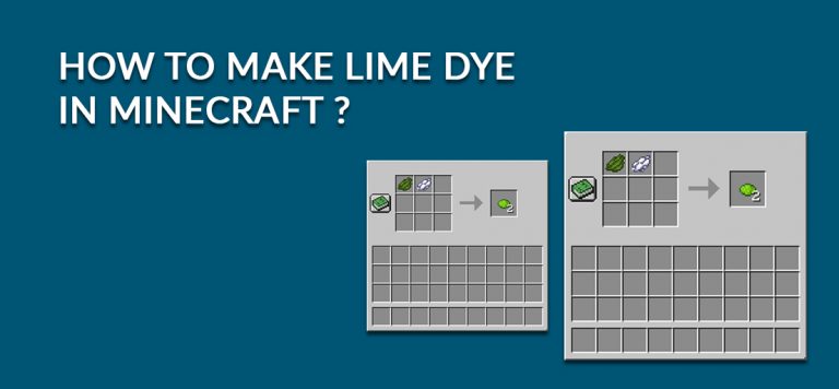 How to make lime dye in Minecraft? How to make Green dye in Minecraft?